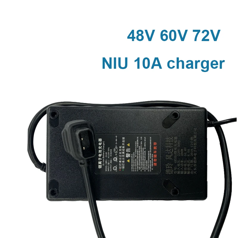 48V 60V 72V 8A NIU battery charger NO 10A for NIU N1 N1S M lithium ion ...