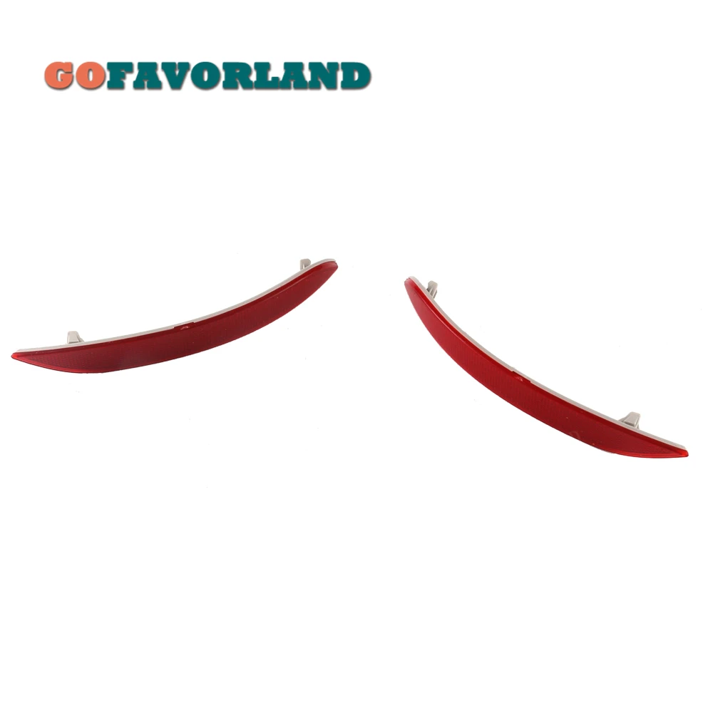 Pair Left+Right Rear Bumper Reflector Light Lamp Red 63147314883 ...