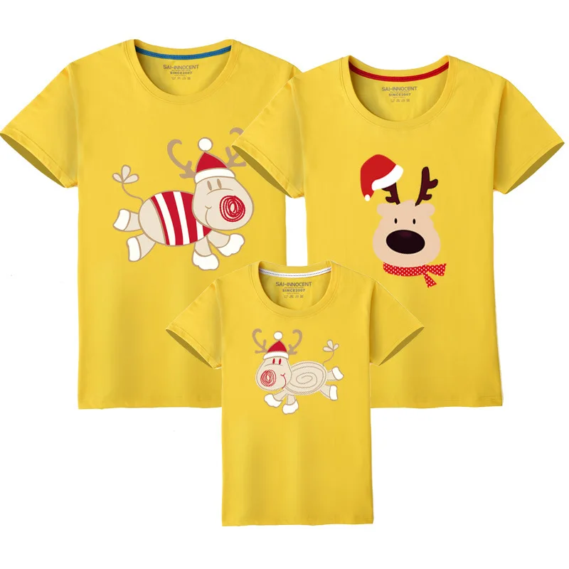 Ropa familiar a juego para Navidad, camiseta para papá, mamá, hija e ...