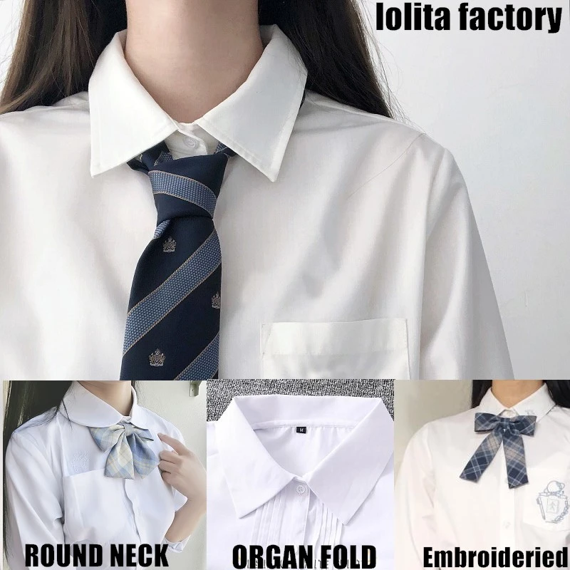 All Styles Korean School Uniform Girls Jk Long Sleeve Organ Shirt For ...