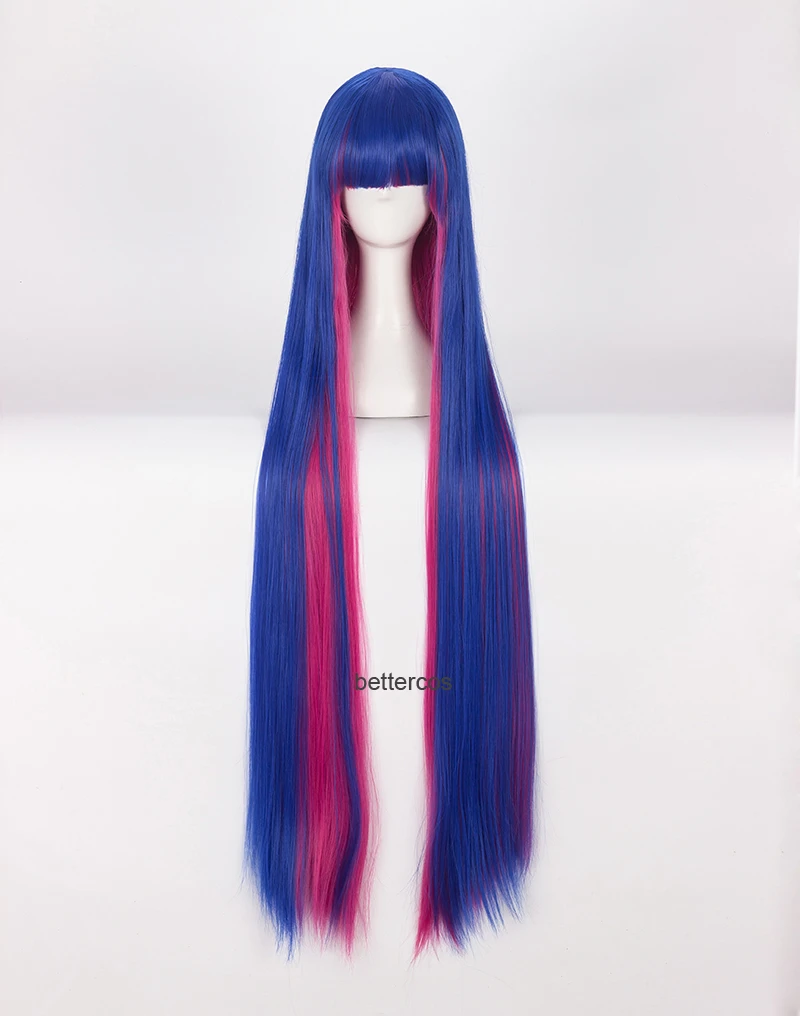 Panty & Stocking With Garterbelt Stocking Anarchy Cosplay Wig 100cm ...