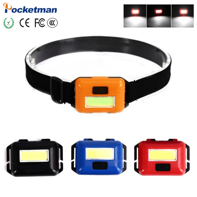 LED-Headlamps-COB-LED-Headlight-Portable-Mini-Camping-Head-Lamp-3-Modes ...