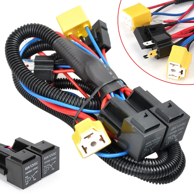 Cable de refuerzo de faro halógeno H4 Universal para coche, adaptador ...