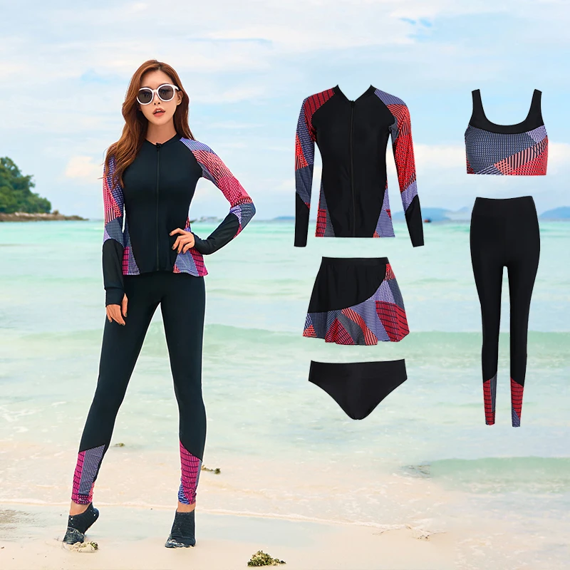 Uv Swimsuit Rashguard | Long Sleeve Swimsuits | Rash Guard Long Suit ...