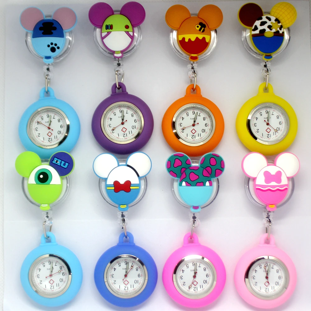 Retractable Lovely Cartoon Pattern Nurse Doctor Pocket Hang Clips ...