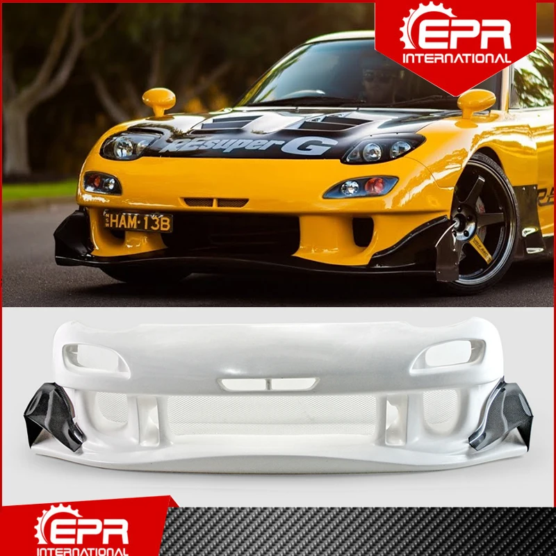 For Mazda Rx7 Fd3s Re-gt Glass Fiber Front Bumper Trim (not Included ...