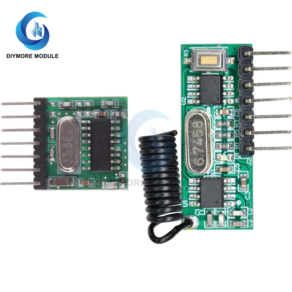 TX118SA-4-RX480-E4-433mhz-Transmitter-Receiver-Decoding-Module-DC-3V ...