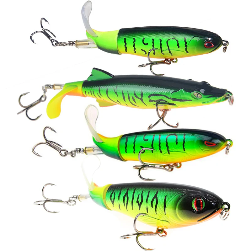1pcs Quality Whopper Plopper 13g/16g/17g Top Water Popper Fishing Lure ...