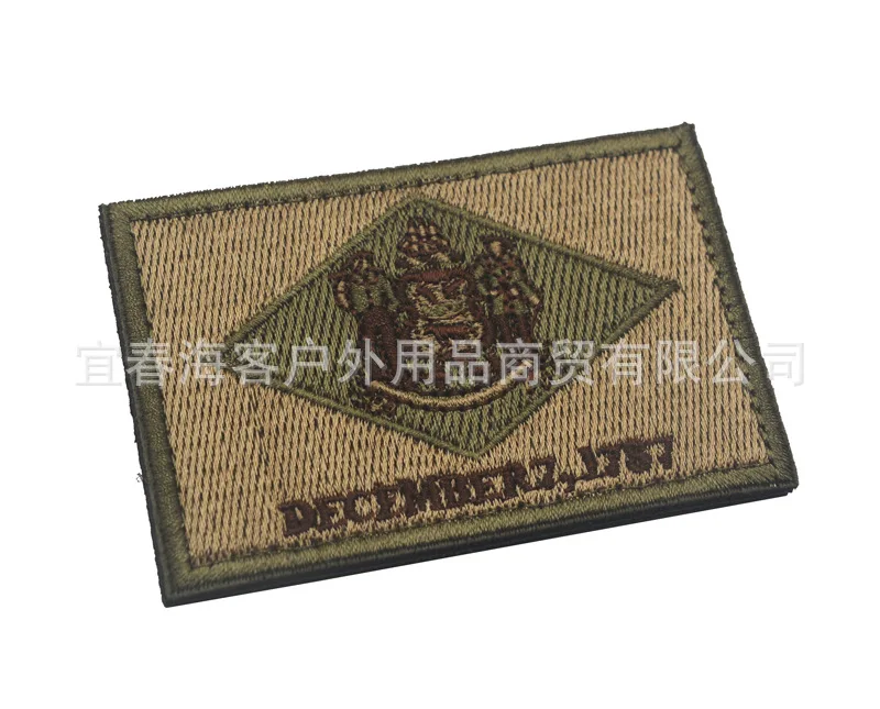 Delaware Embroidery Patches Badges Emblem military Army 8cm DIY ...