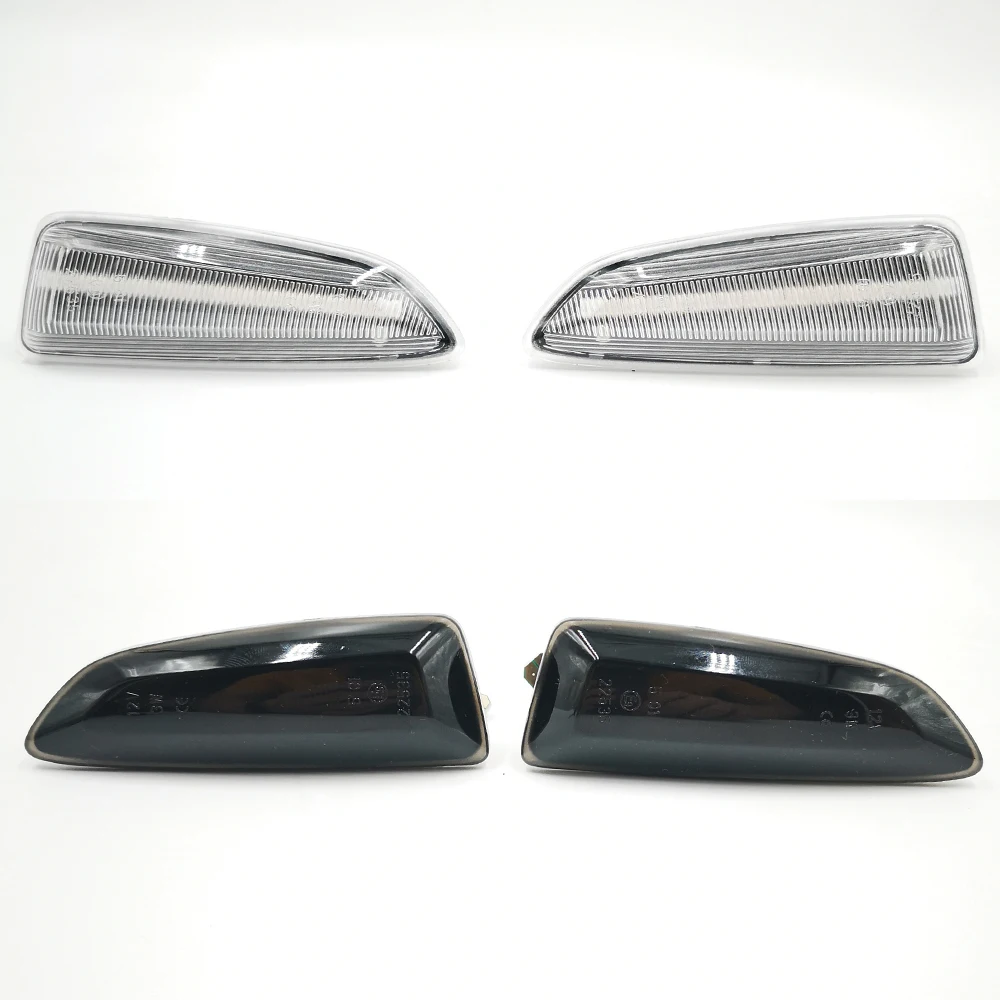 2Pcs Dynamic LED Side Marker Lights 12V Flowing Turn Signal Light Side ...