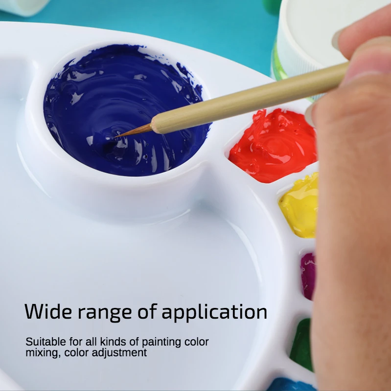 Mixing Paint With Brush