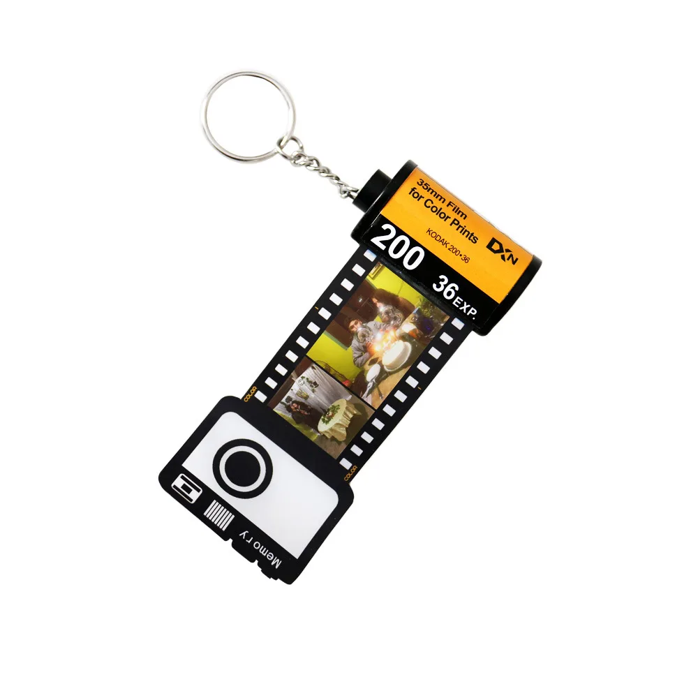 Cámara rollo de película llavero DIY personalizada 10 Uds foto rollo ...