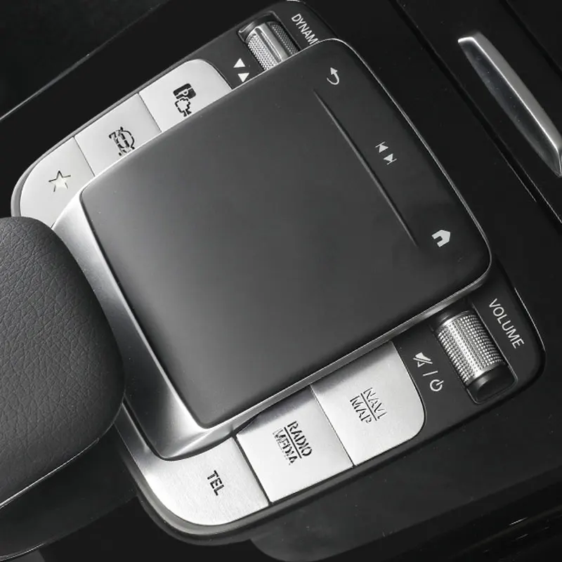 Center-Console-Mouse-Buttons-Sequins-Decoration-Cover-Trim-For-Mercedes ...