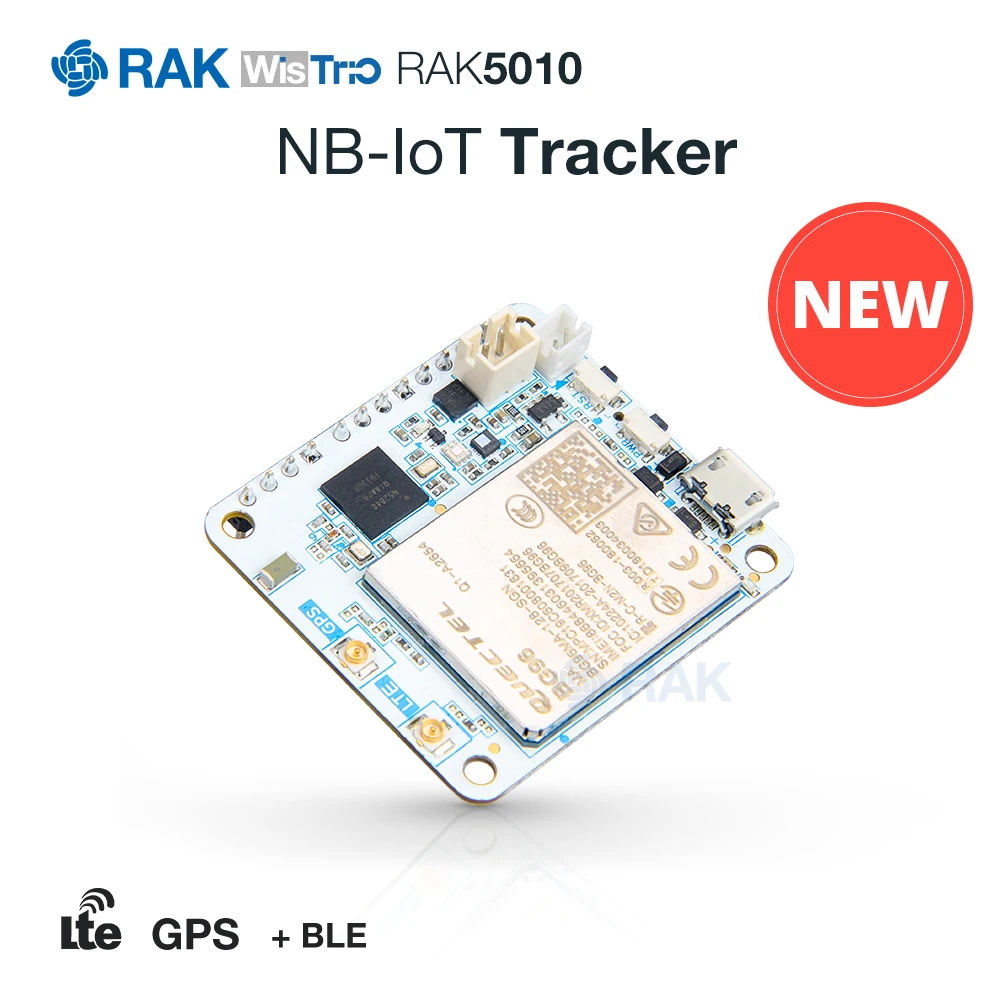 RAK5010 WisTrio nb iot Tracker IoT integre LTE CAT M1 & NB1, GPS ...