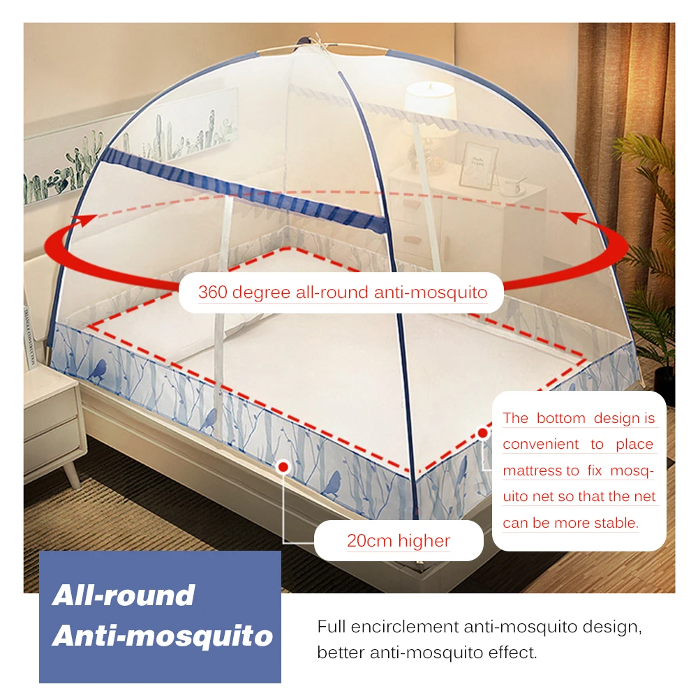 Mosquitera plegable para cama yurta mongola mosquitera individual para ...
