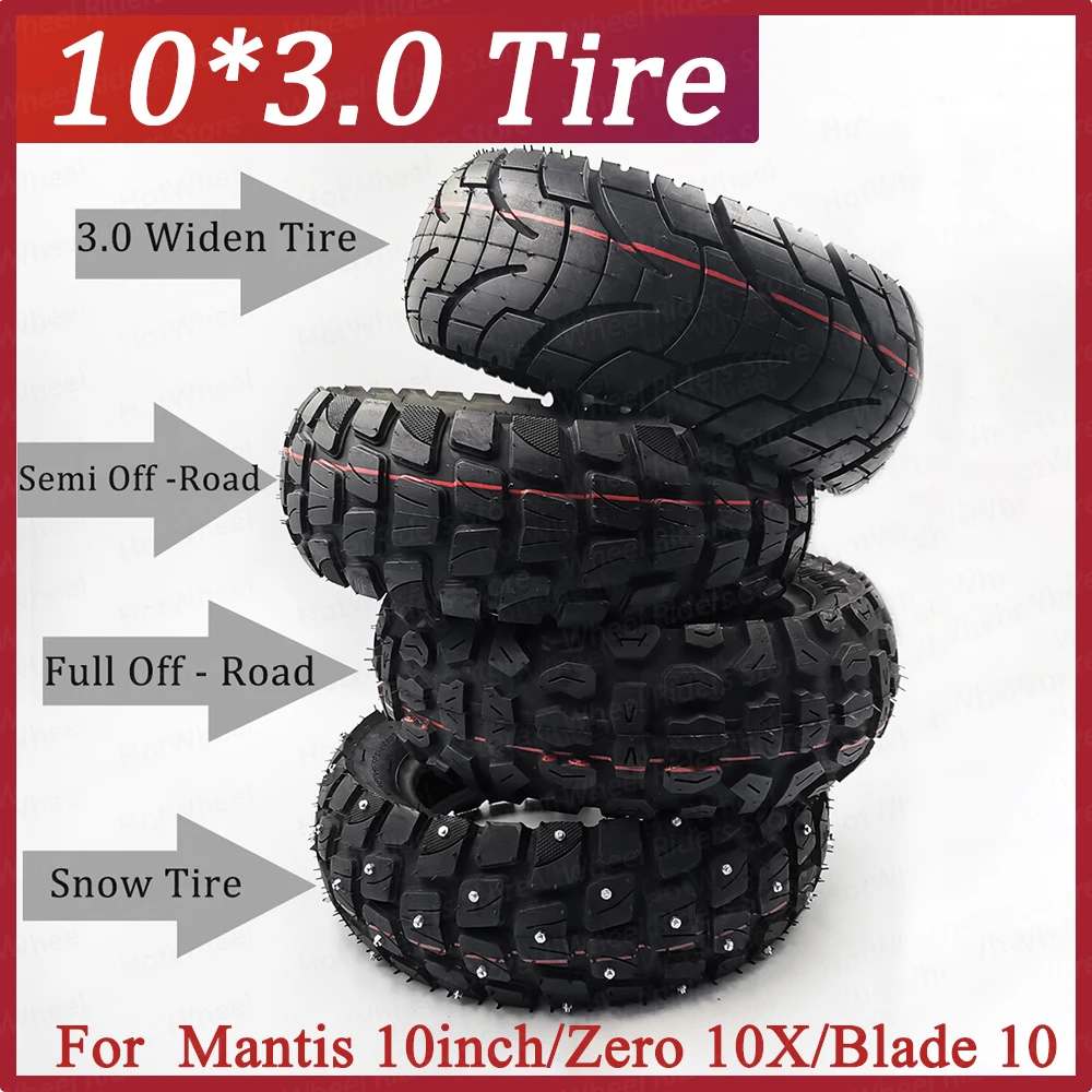 10inch 10*3.0 Widen Tire Semi Off-road Tyre Full Off-road Tube Snow Off ...