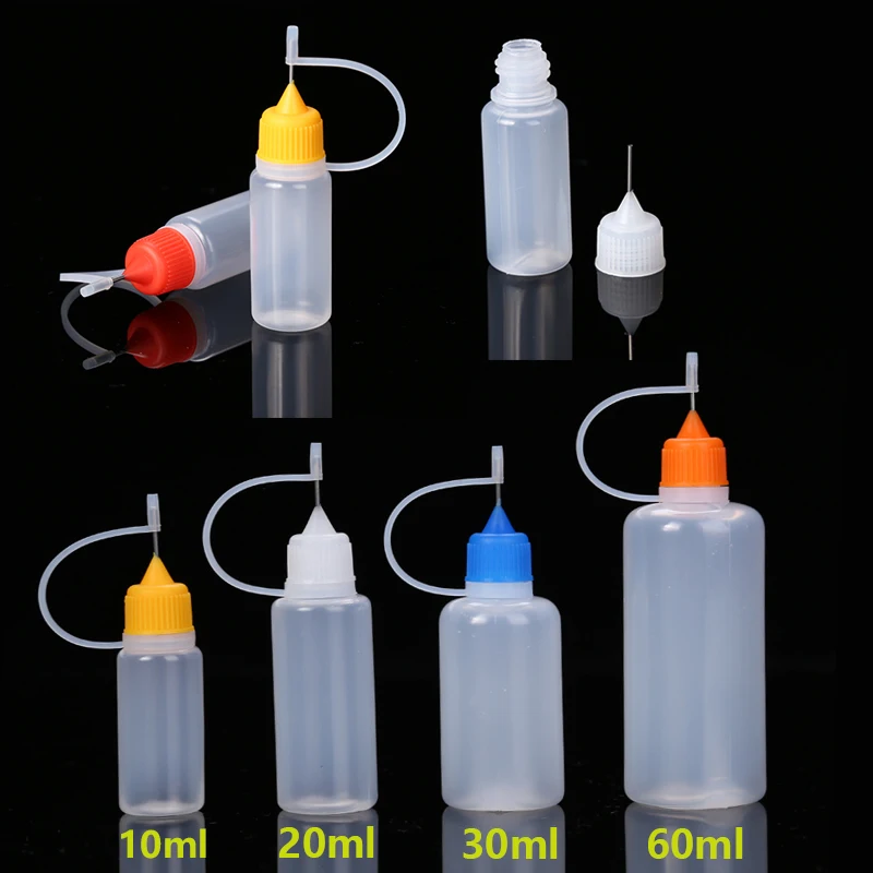 5-10-pcs-set-10-20-30-60ML-Needle-Tip-Glue-Applicator-Bottles-for ...