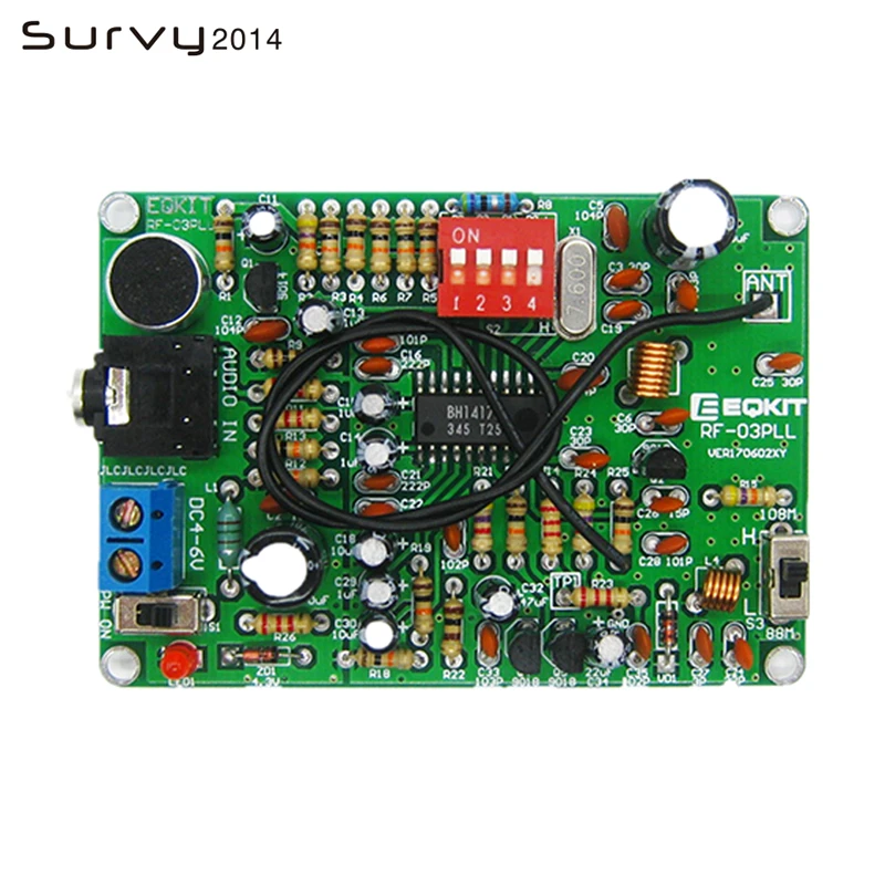 87-108mhz Fm Frequency Modulation Wireless Microphone Module Diy Fm ...