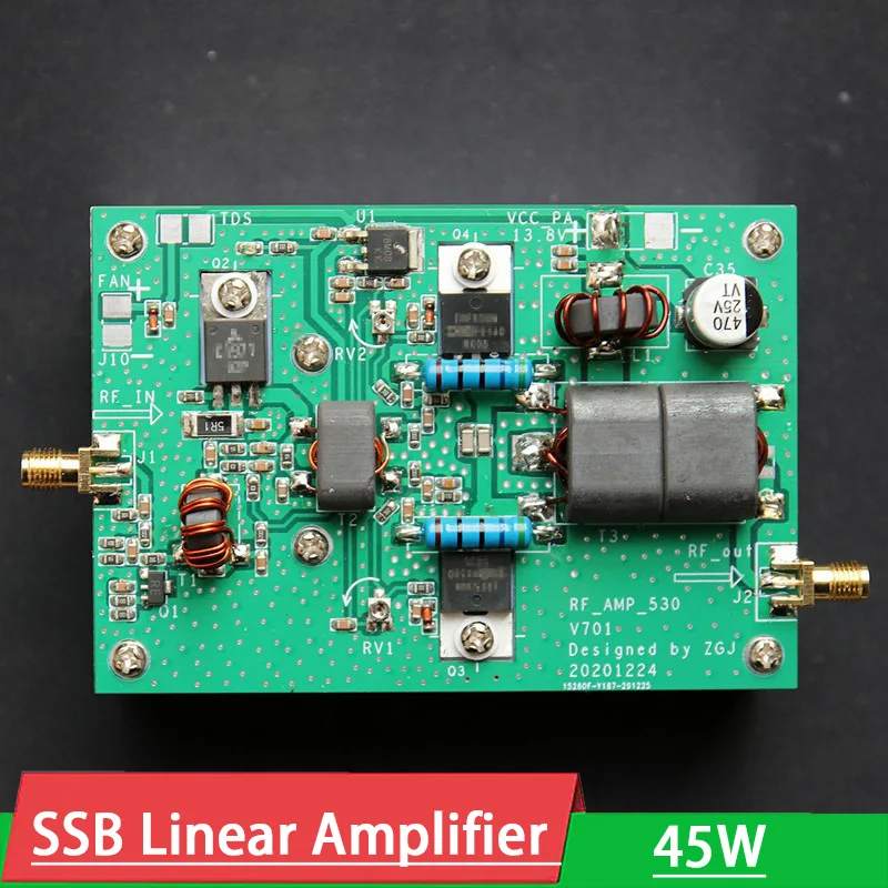 45W-3MHZ-28MHz-SSB-RF-Linear-Power-Amplifier-for-Transceiver-HF-radio ...
