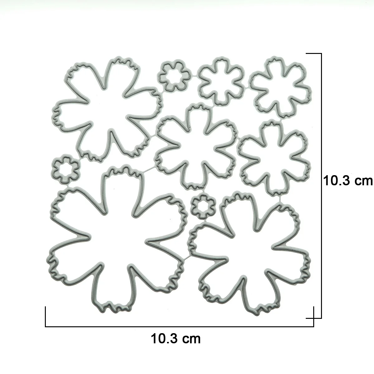 6 Petal Flower Stencil