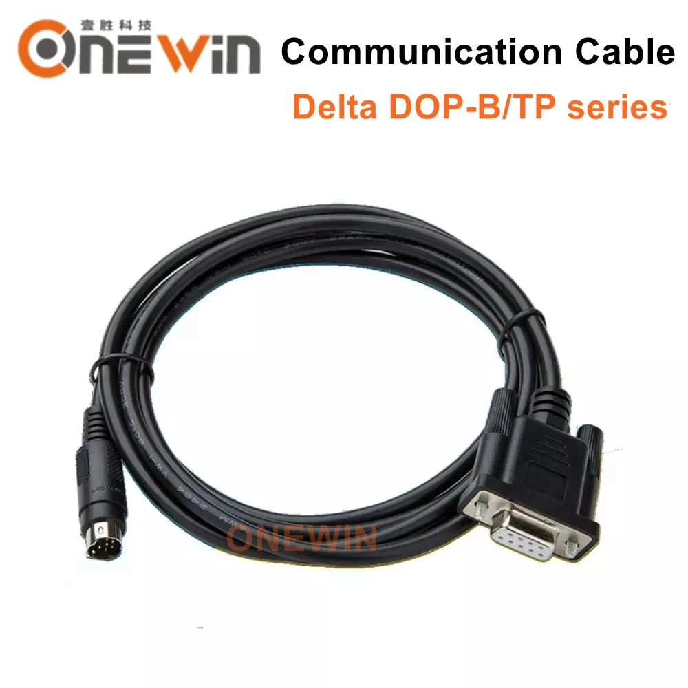 Delta DOP-B / TP Series HMI Touch Screen Connect PLC Program Cable ...