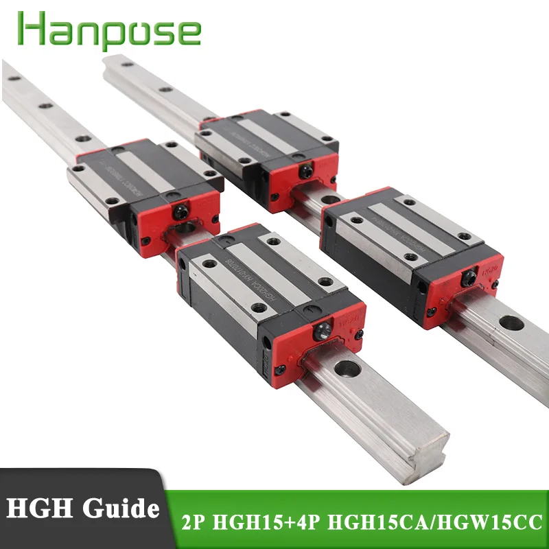 2 STÜCKE HGH15 L1100MM 1200MM mit 4 stücke HGH15CA oder HGW15CA von ...