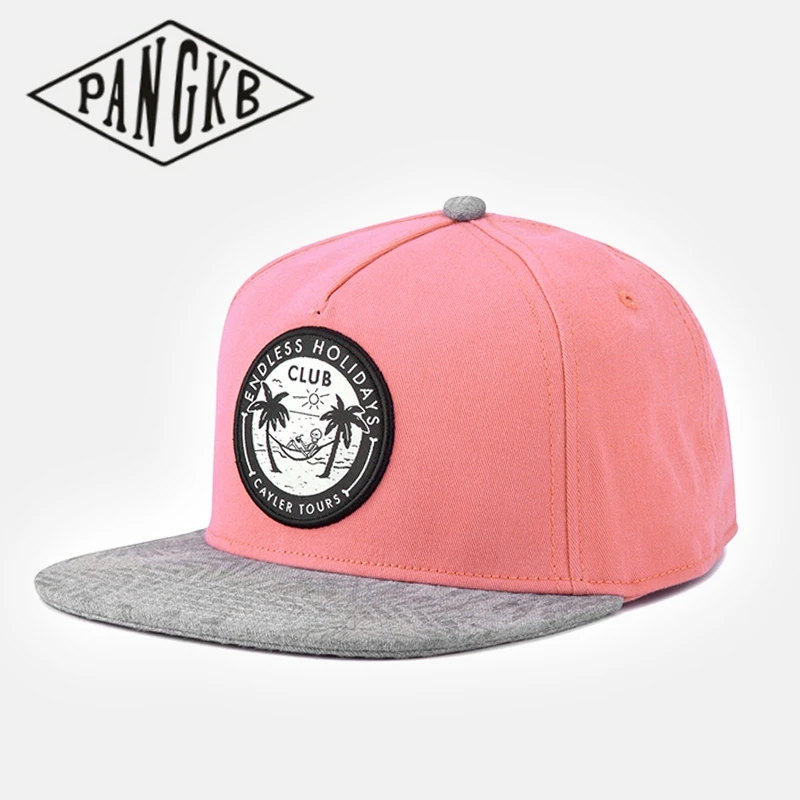 Pangkb Brand Endless Cap Pink Holiday Beach Coconut Sports Snapback Hat ...