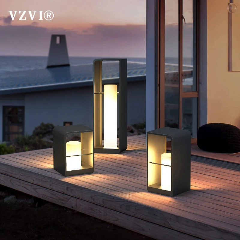 Vzvi Waterproof Villa Outdoors Landscape Lawn Lamps 110v-220v Led Bulbs ...