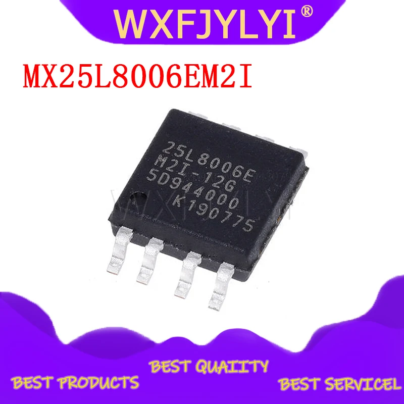 10pcs MX25L8006EM2I 12G 25L8006EM2I 12G MX25L8006E MX25L8006 25L8006E SOP 8 nuevo original ...
