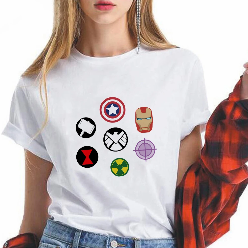 Camiseta de Los Vengadores de Marvel de Disney para mujer, ropa básica ...