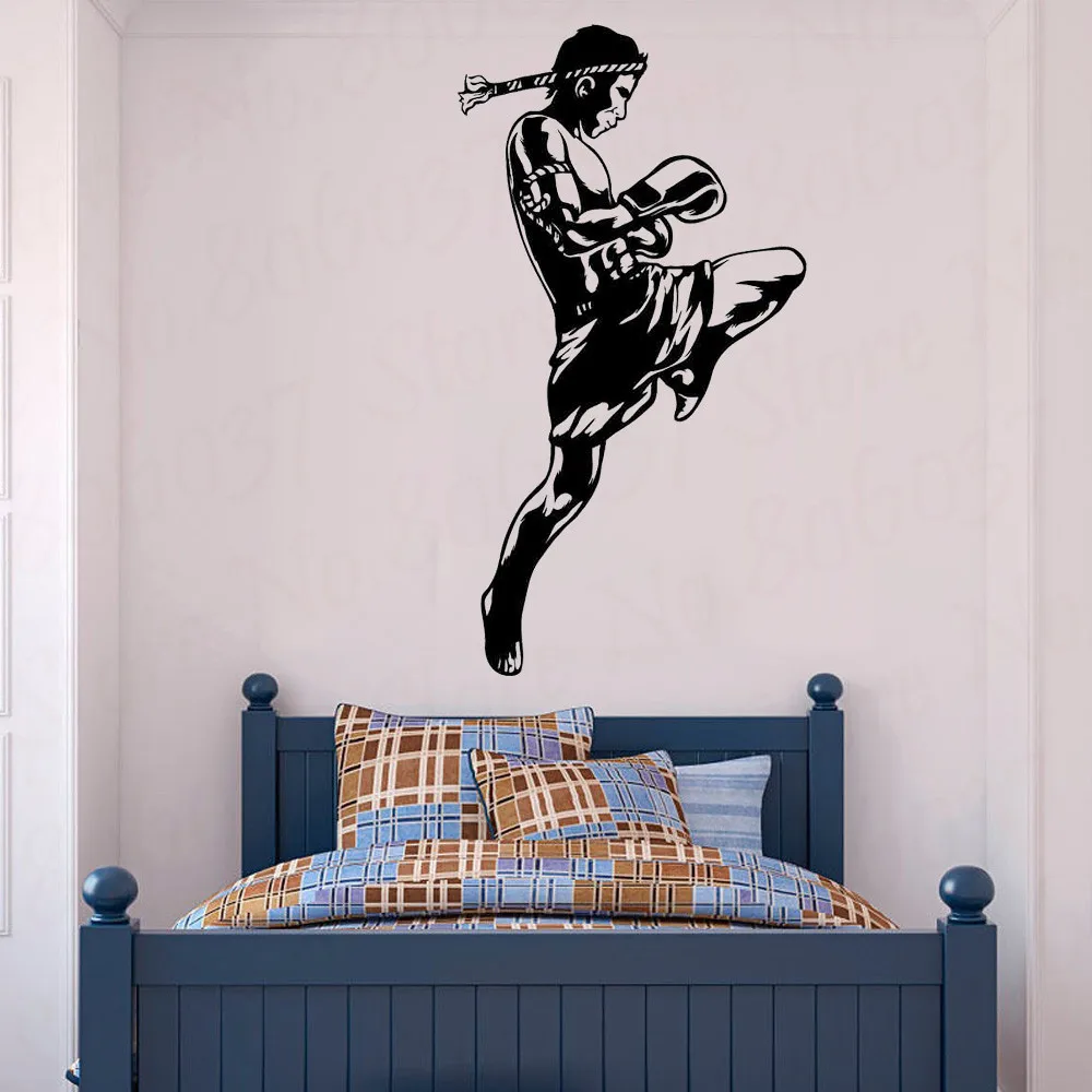 Boxer Jumps Wall Of Pictures