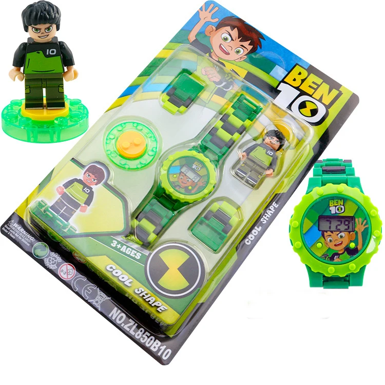 Buzz Lightyear Block Watch Toys Children Funny Rotate Building Blocks ...