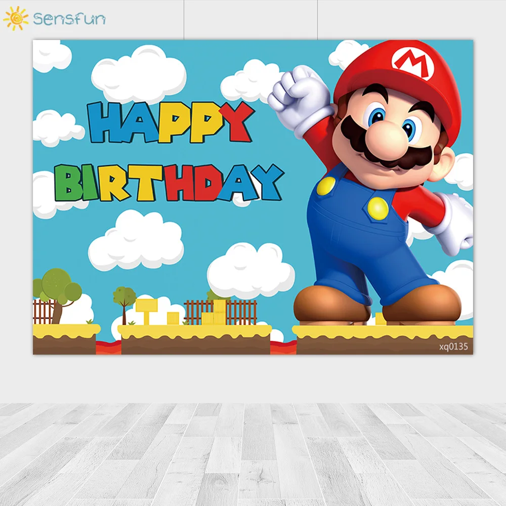 Paper & Party Supplies Party Supplies Birthday Theme Party Backdrop For ...