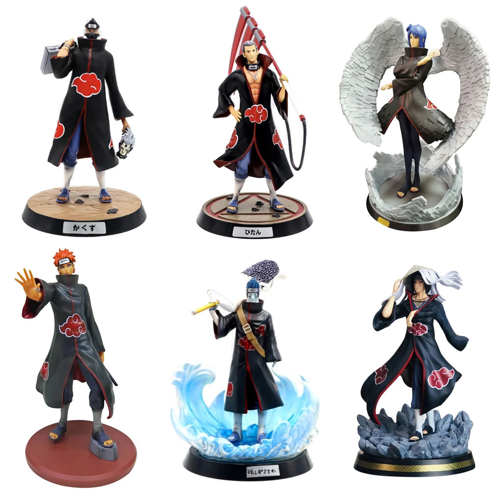 Naruto Shippuden Anime Model Akatsuki Pain Uchiha Itachi Hidan Konan ...