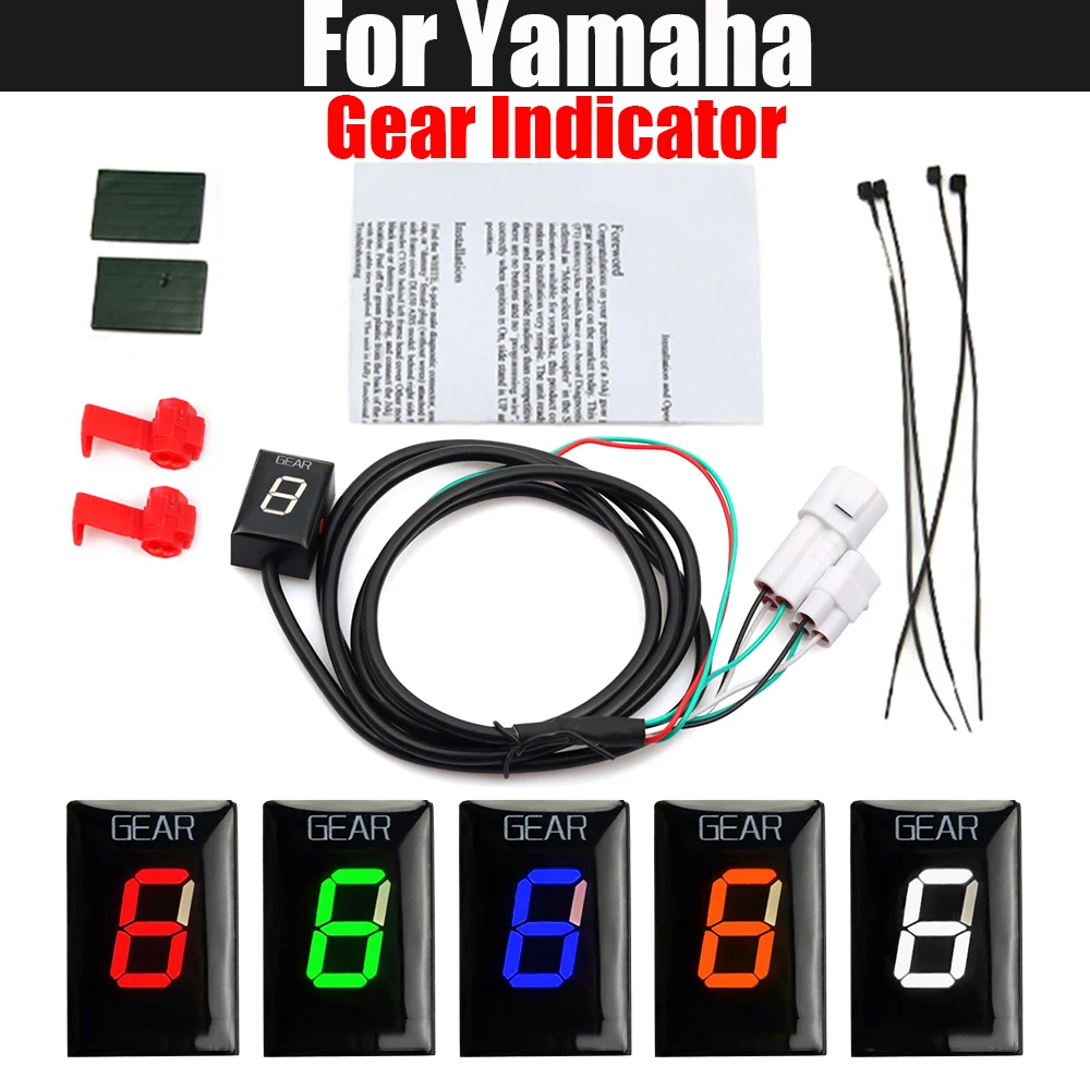 Motorcycle Gear Indicator Display 1-6 Level For Yamaha Fz6 Fzs 600 1000 ...