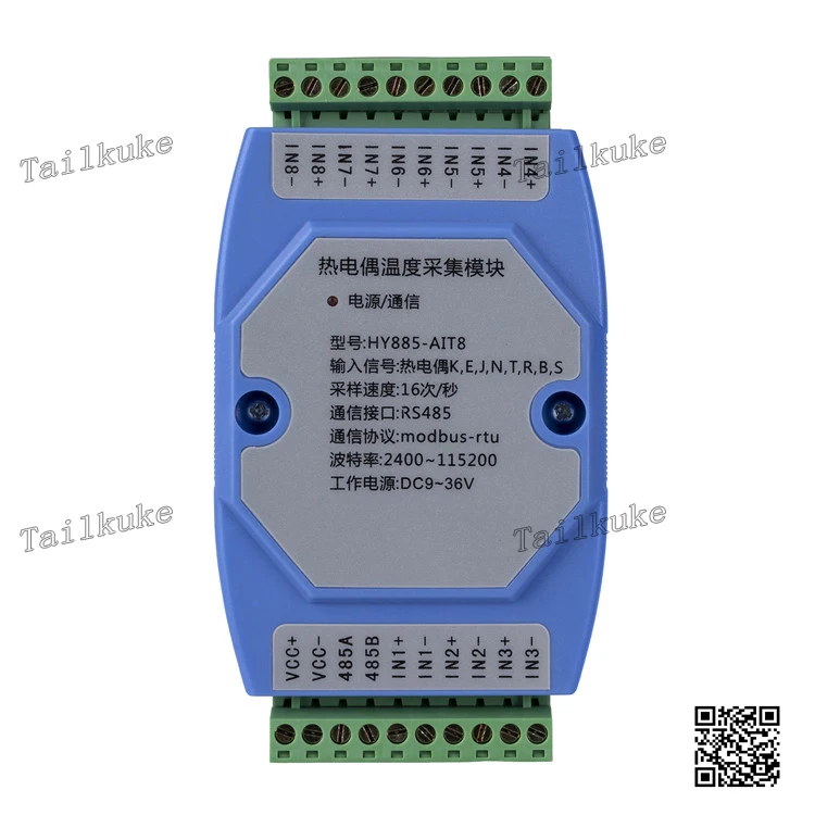 Temperature Acquisition Module 8-way Thermocouple Signal Input With ...