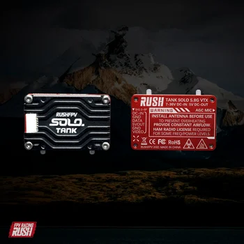 RUSH TANK SOLO/MAX SOLO 2.5W 5.8GHz 48CH PitMode1.6W Adjustable VTX 2 ...