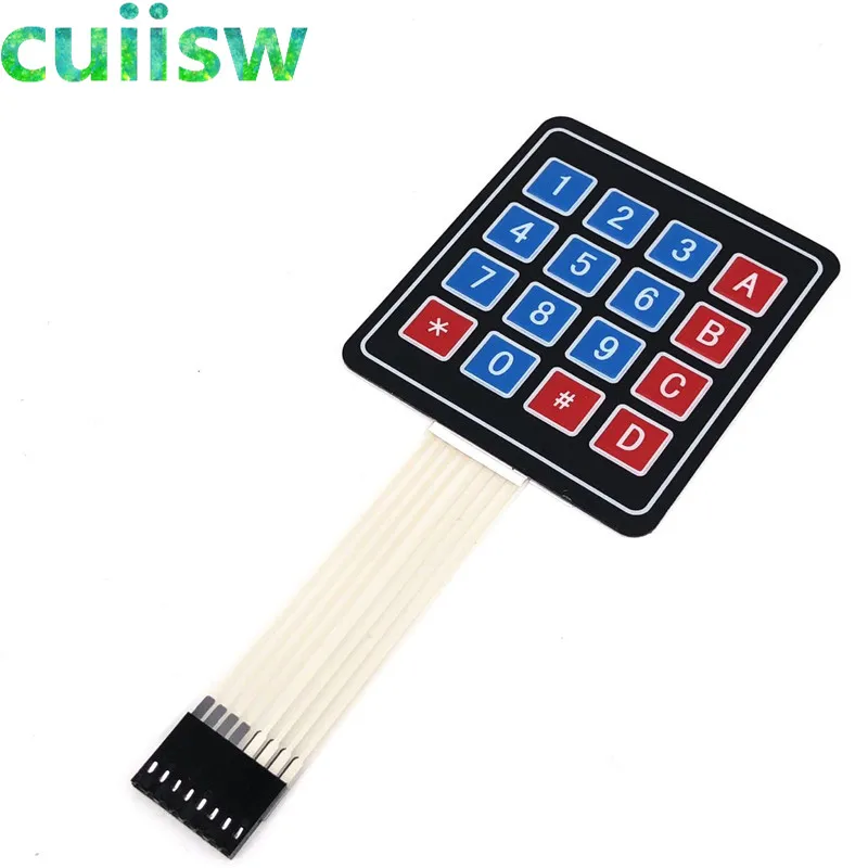 5PCS/LOT 4*4 Matrix Array/Matrix Keyboard 16 Key Membrane Switch Keypad ...
