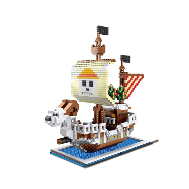 One Piece Pirate Ship Building Block Anime Thousand Sunny Going Merry ...