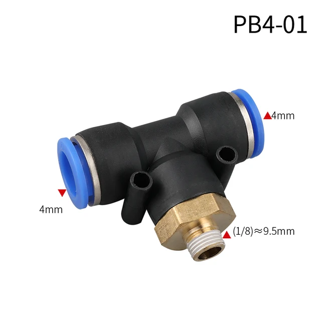 Pneumatic Airflow Regulator 4mm 6mm 8mm 10mm 12mm OD Hose Tube Gas Flow Adjust Valve Connector 1 ...