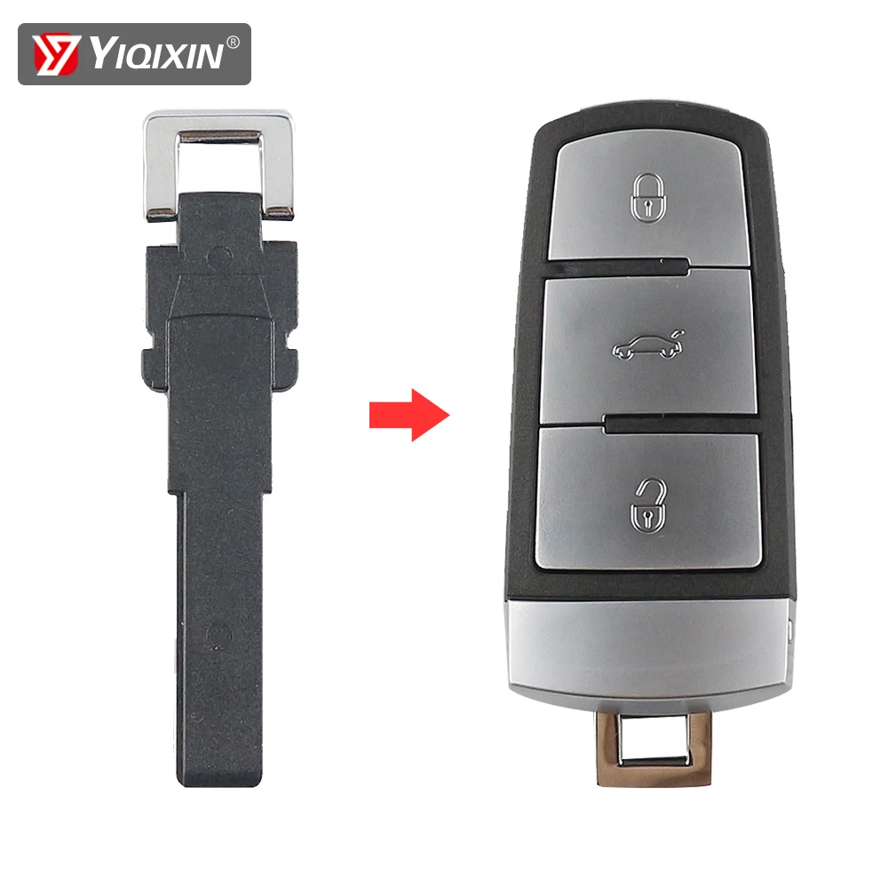 YIQIXIN-New-Styling-Blank-Insert-Smart-Card-Remote-Small-Emergency-Key ...