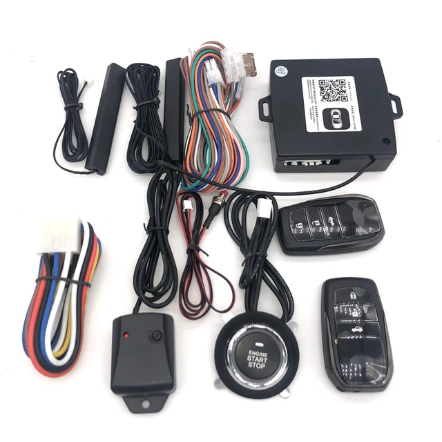 Engine Remote Start Push Start-Stop Button To Start Ignition System ...