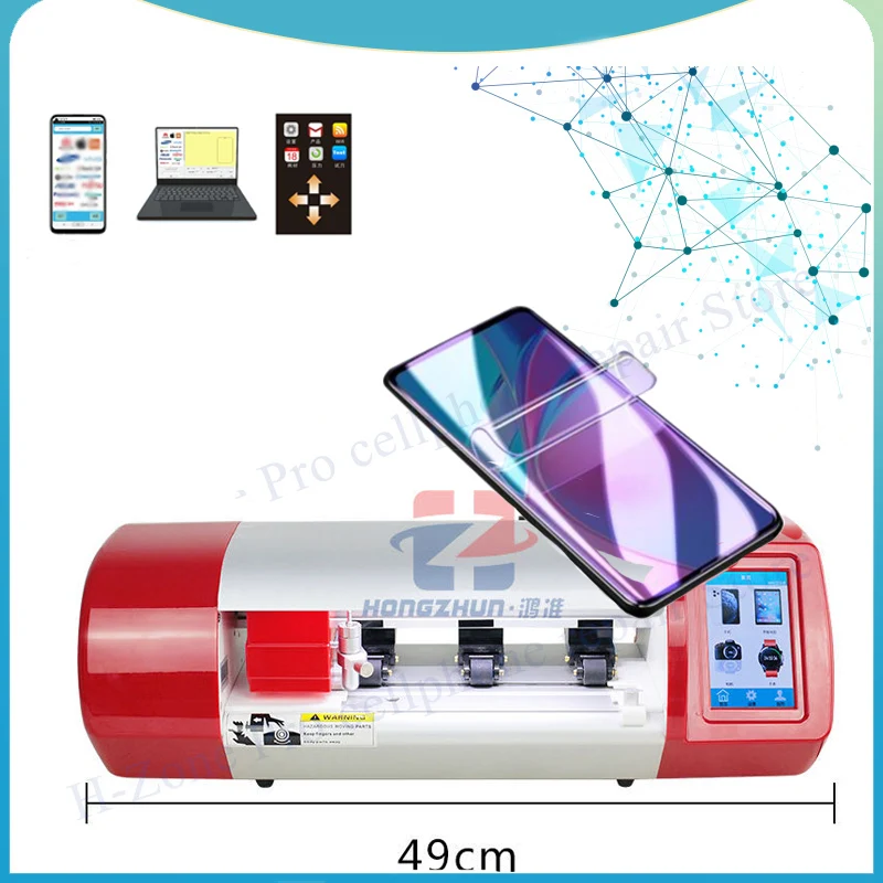 Latest-Auto-Film-cutting-machine-mobile-phone-tablet-front-glass-back ...