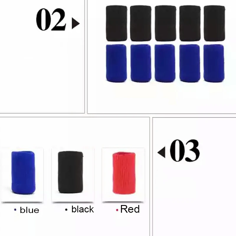 5pcs Finger Knuckles Protectors Finger Protection Sheath Sleeve Brace ...