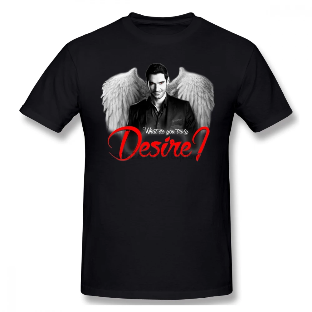 Lucifer Morningstar Men T Shirt Fashion Brand Plus Size Cotton Custom ...