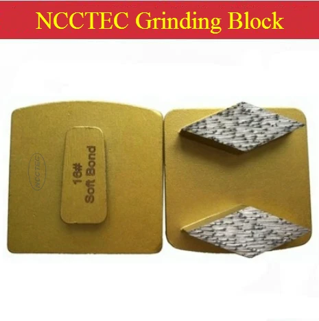 9pcs Scanmaskin Quick Redi Lock Diamond Grinding Block Concrete ...