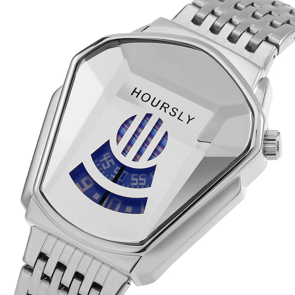 Luxury Locomotive Watch HOURSLY Brand Trend Cool Men's Wrist Watch ...
