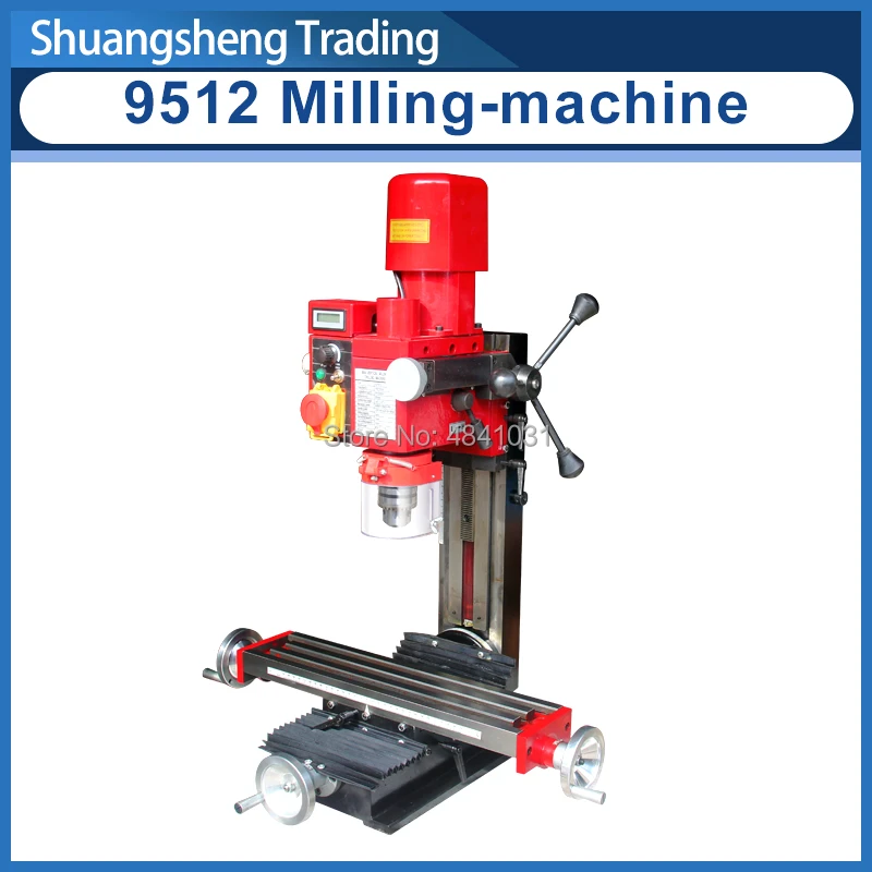 金属フライス盤xj9512およびxd9512,220v,550w,デジタルディスプレイ,マイクロドリル|フライス盤| - AliExpress