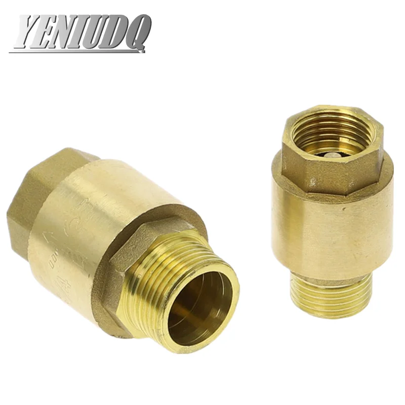 Brass-1-2-3-4-1-Female-x-Male-thread-wire-mouth-vertical-check-valve ...