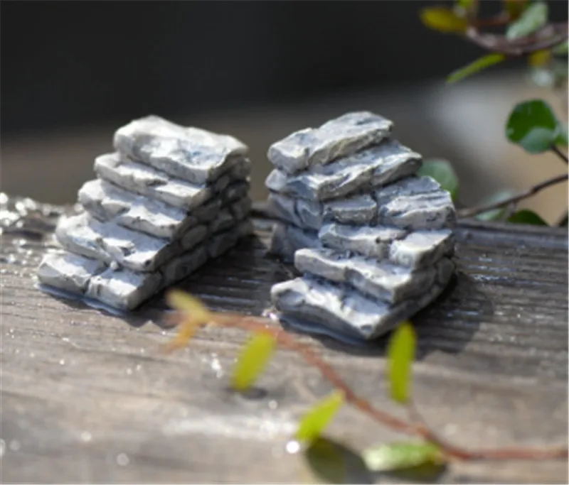 Gray-Stone-Step-Path-Stair-Miniature-Fairy-Garden-Home-Houses ...